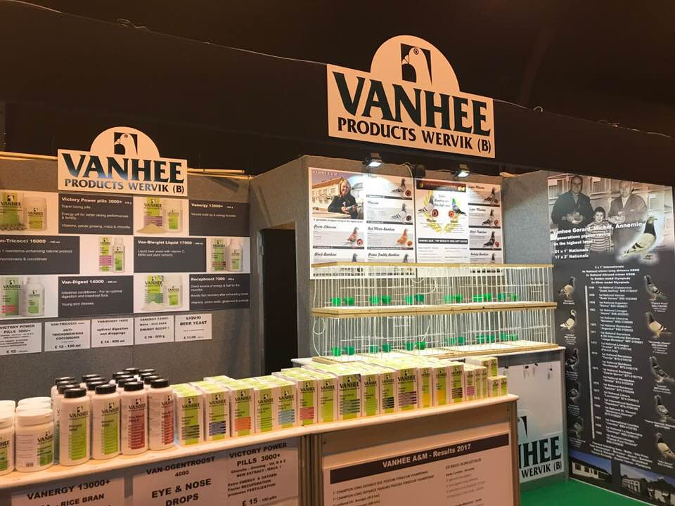 VANHEE A&M. Blackpool Pigeon Show 2018, Olympia Hall stand 38 – ONE ...